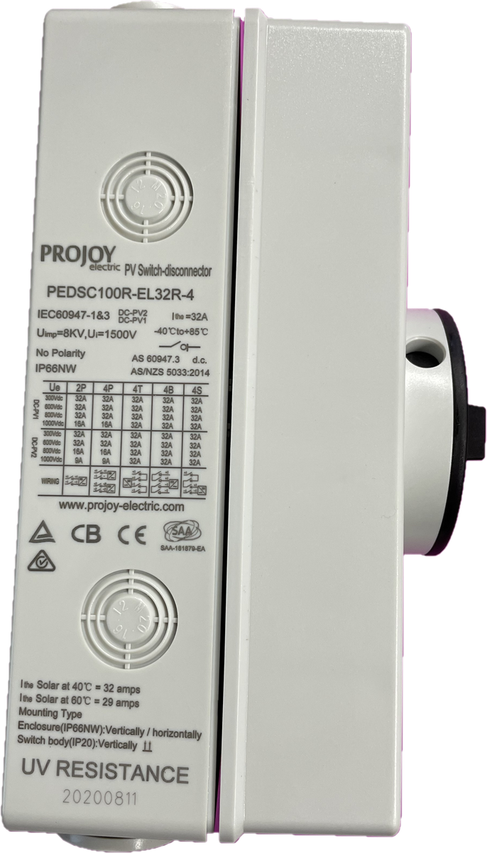 Solar System DC Isolator 32Amp – equipurself